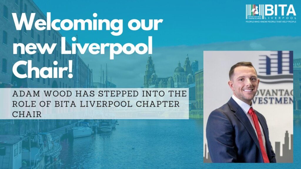 Adam Wood Appointed Chair of BITA Liverpool Chapter